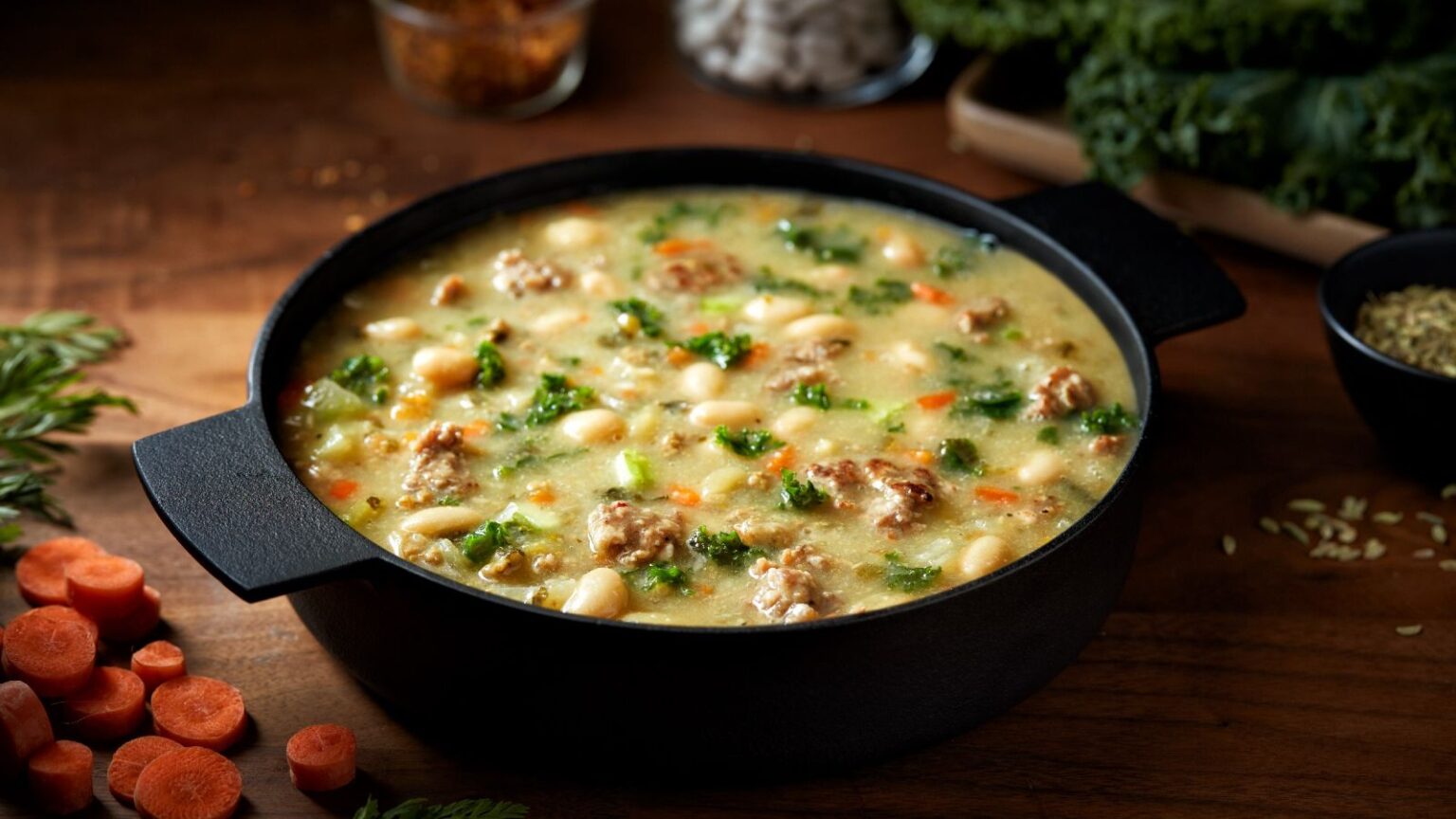 Sopa de frijoles y salchichas de la marca Brickman's Tuscan - Gordon ...
