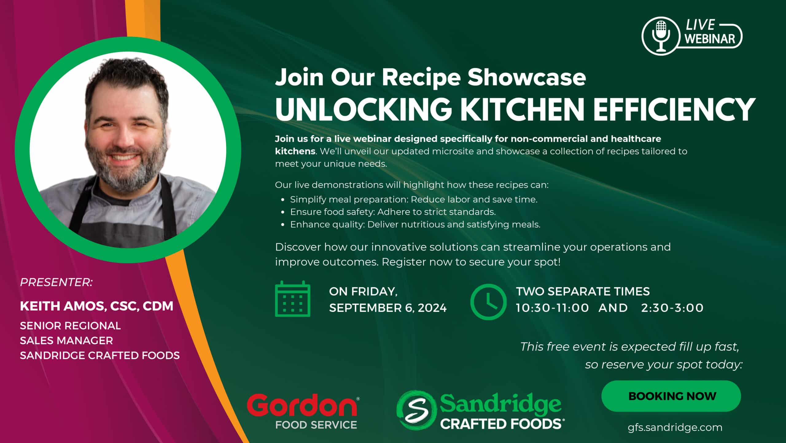 Unlocking Kitchen Efficiency: Join Our Recipe Showcase - Gordon Food ...