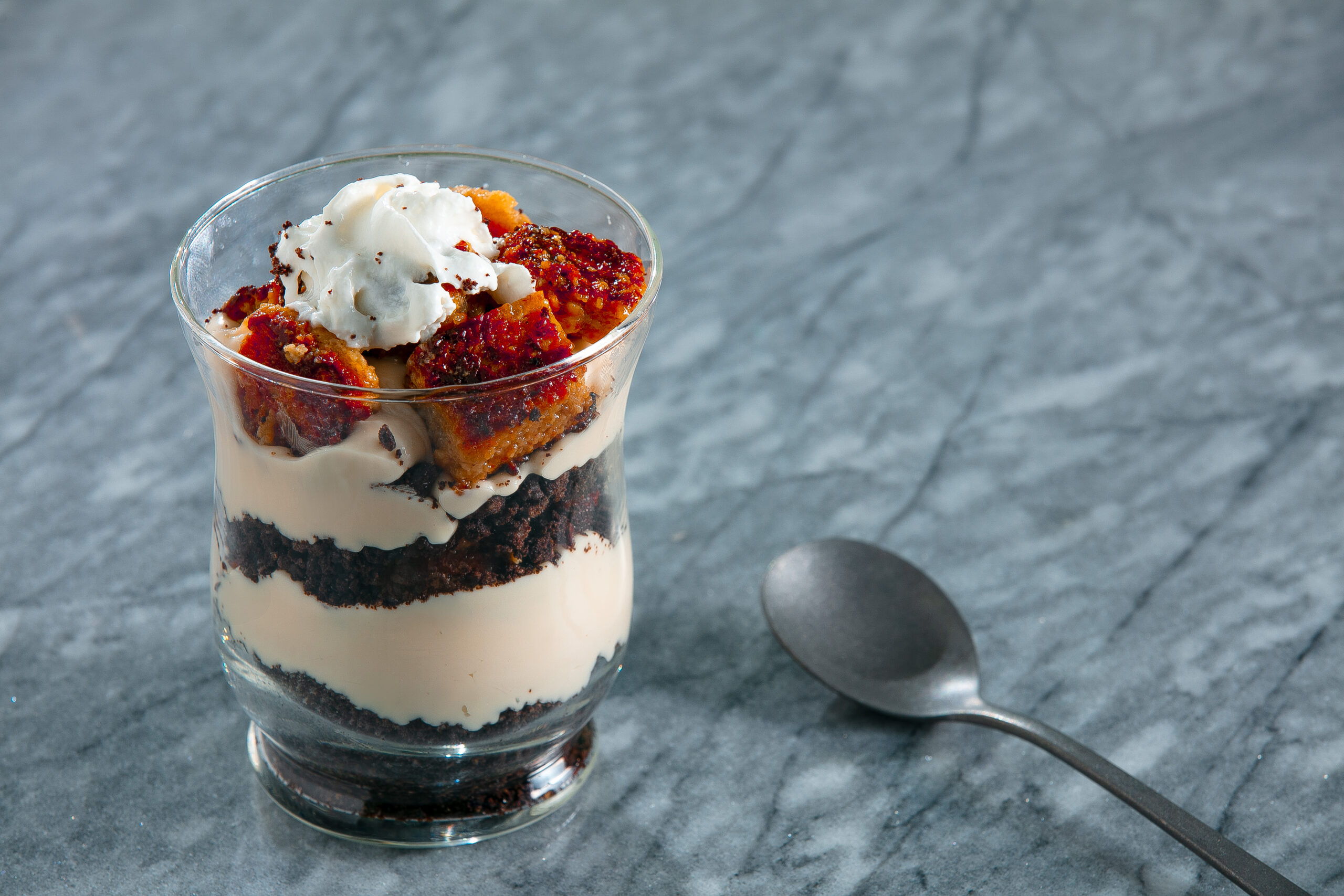 Coffee Cheesecake Mousse with Caramelized Brioche - Gordon Food Service