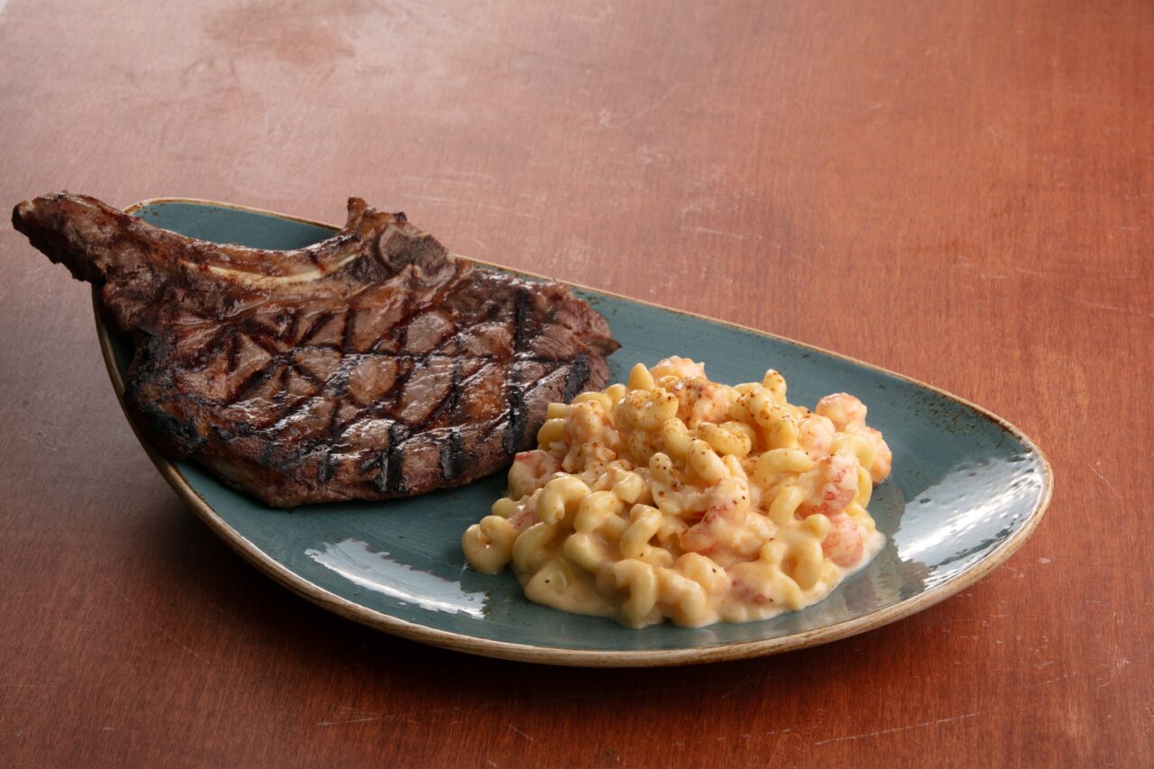 Surf & Turf Ribeye with Lobster Bisque Mac & Cheese - Gordon Food Service